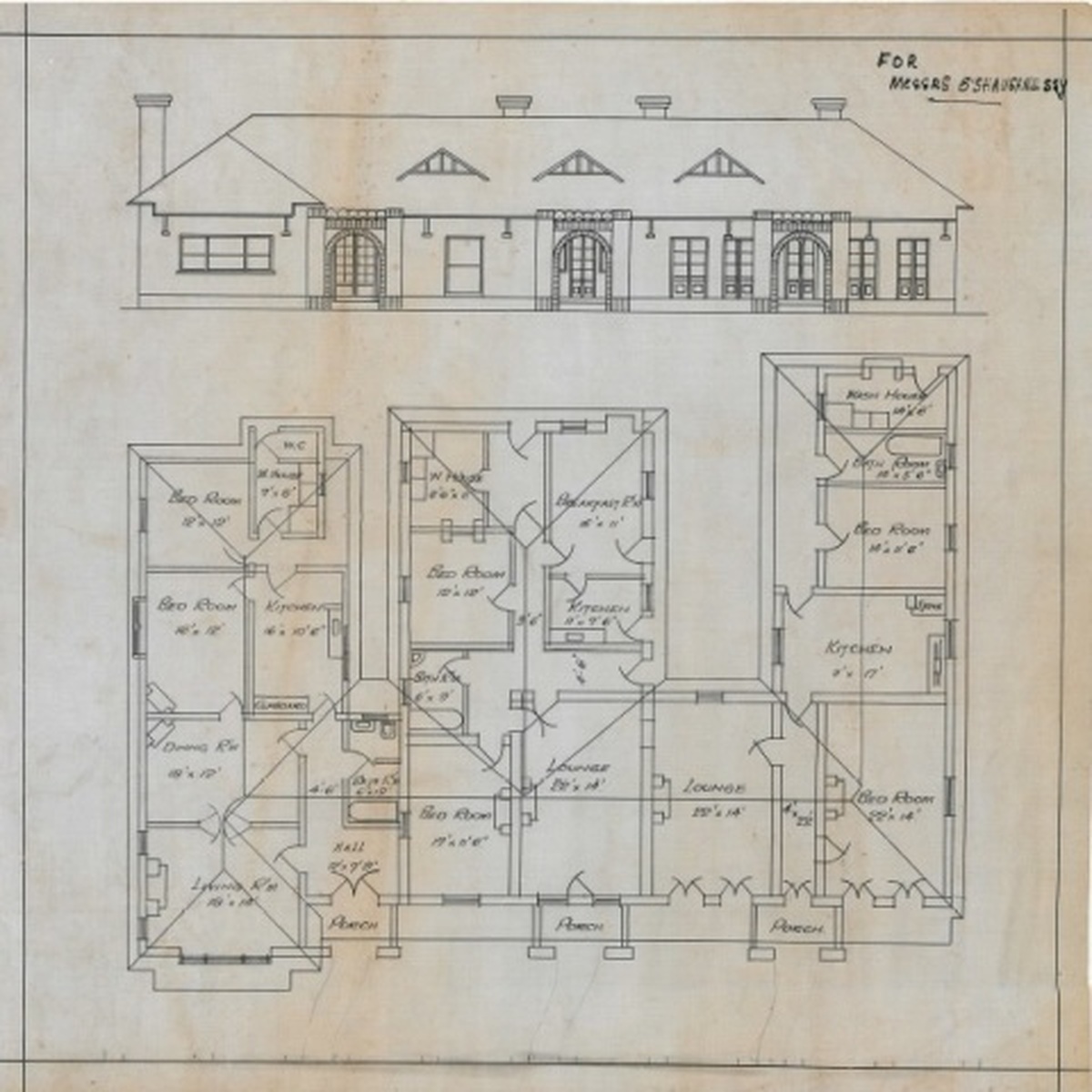 Building plan - Albury LibraryMuseum Online Collection