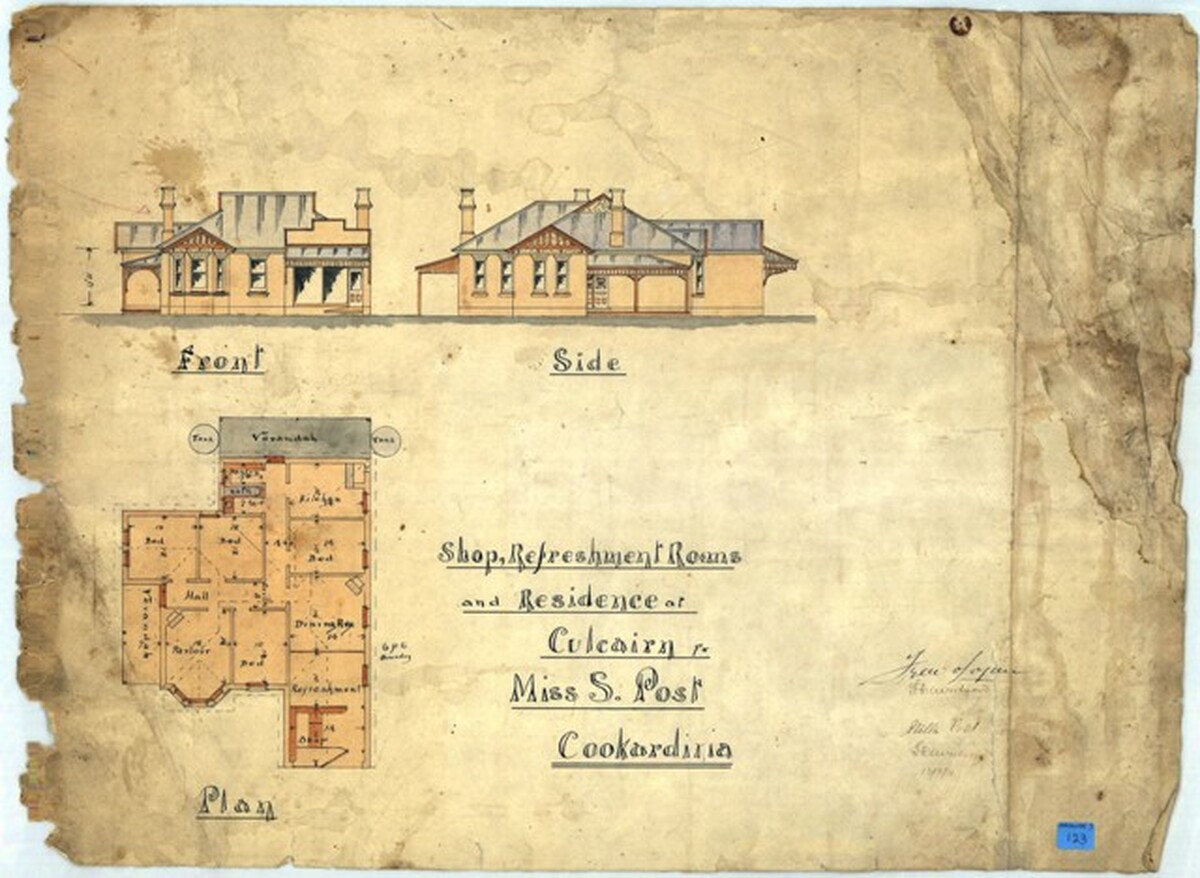 Building plan - Albury LibraryMuseum Online Collection